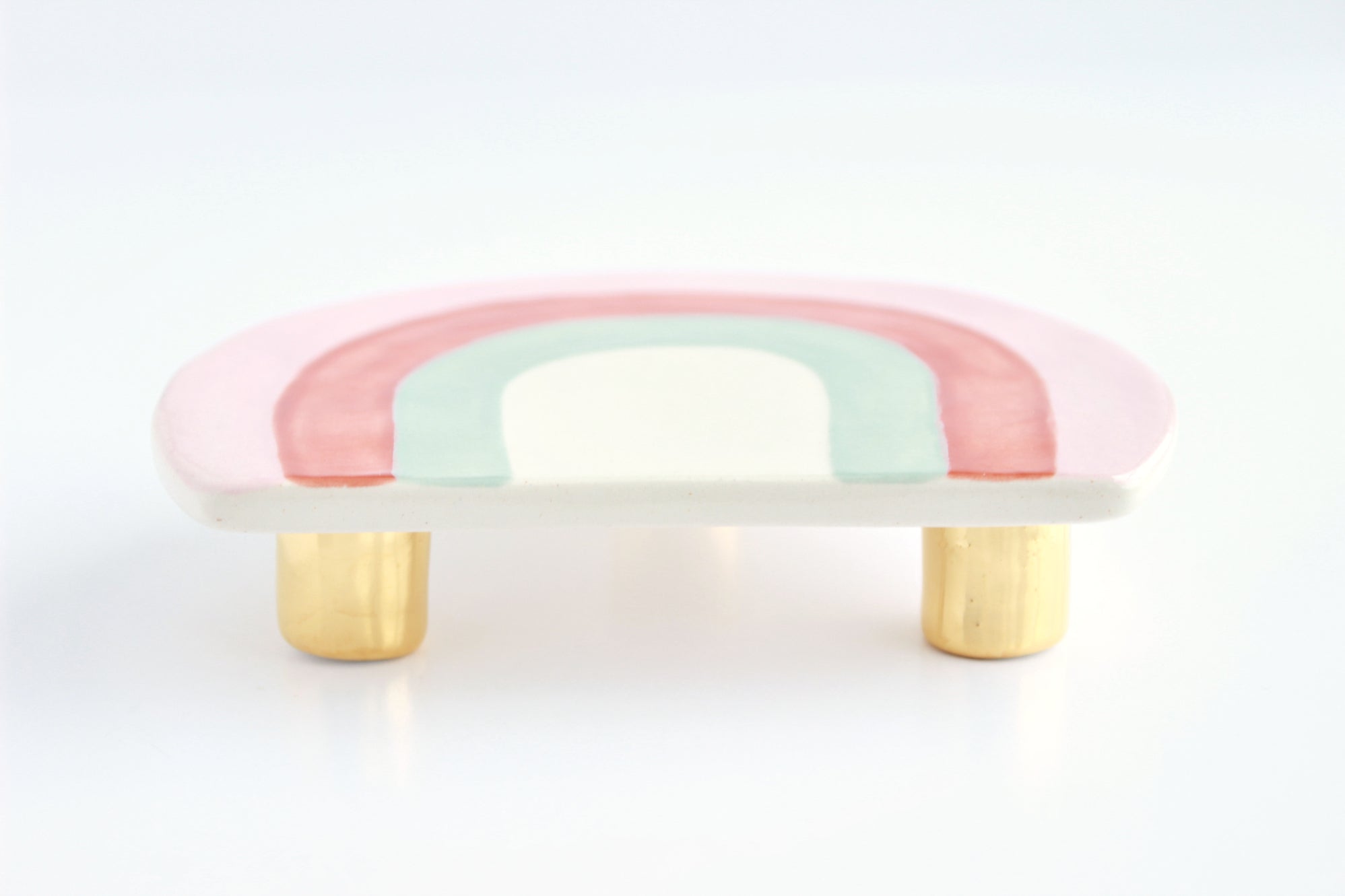 Gold Footed Rainbow Trinket Stand – Quiet Clementine